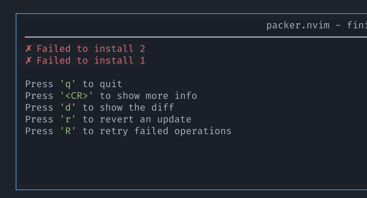 Install for the first time nvchad · Issue #1043 · NvChad/NvChad · GitHub