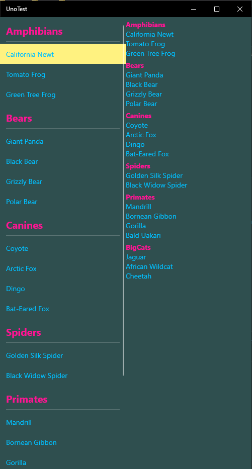 Ios Android Itemscontrol Groupheader Does Not Display · Issue 11041 · Unoplatformuno