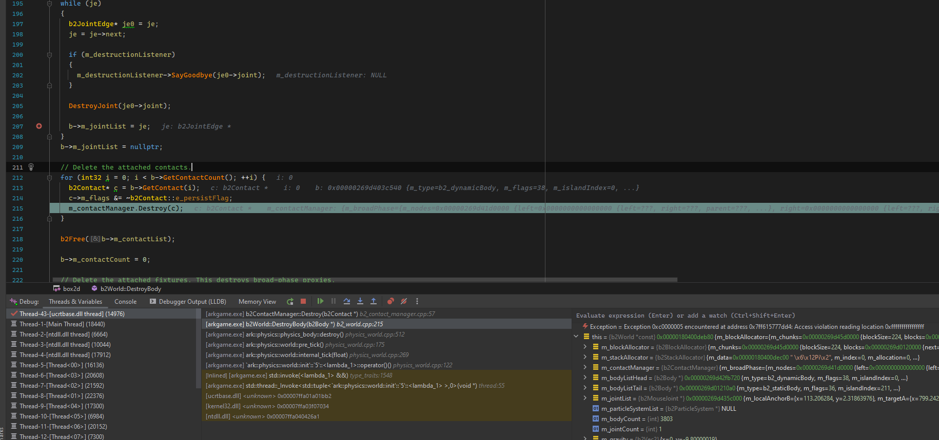 Allocator Problem · Issue 5 · Mtsamis Box2d Optimized · Github