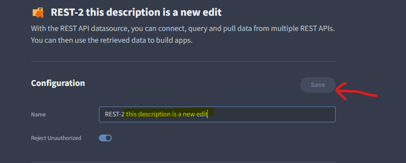 Budibase v2.1.1 - Cannot save edits to REST API configuration · Issue #8465 · Budibase/budibase ...