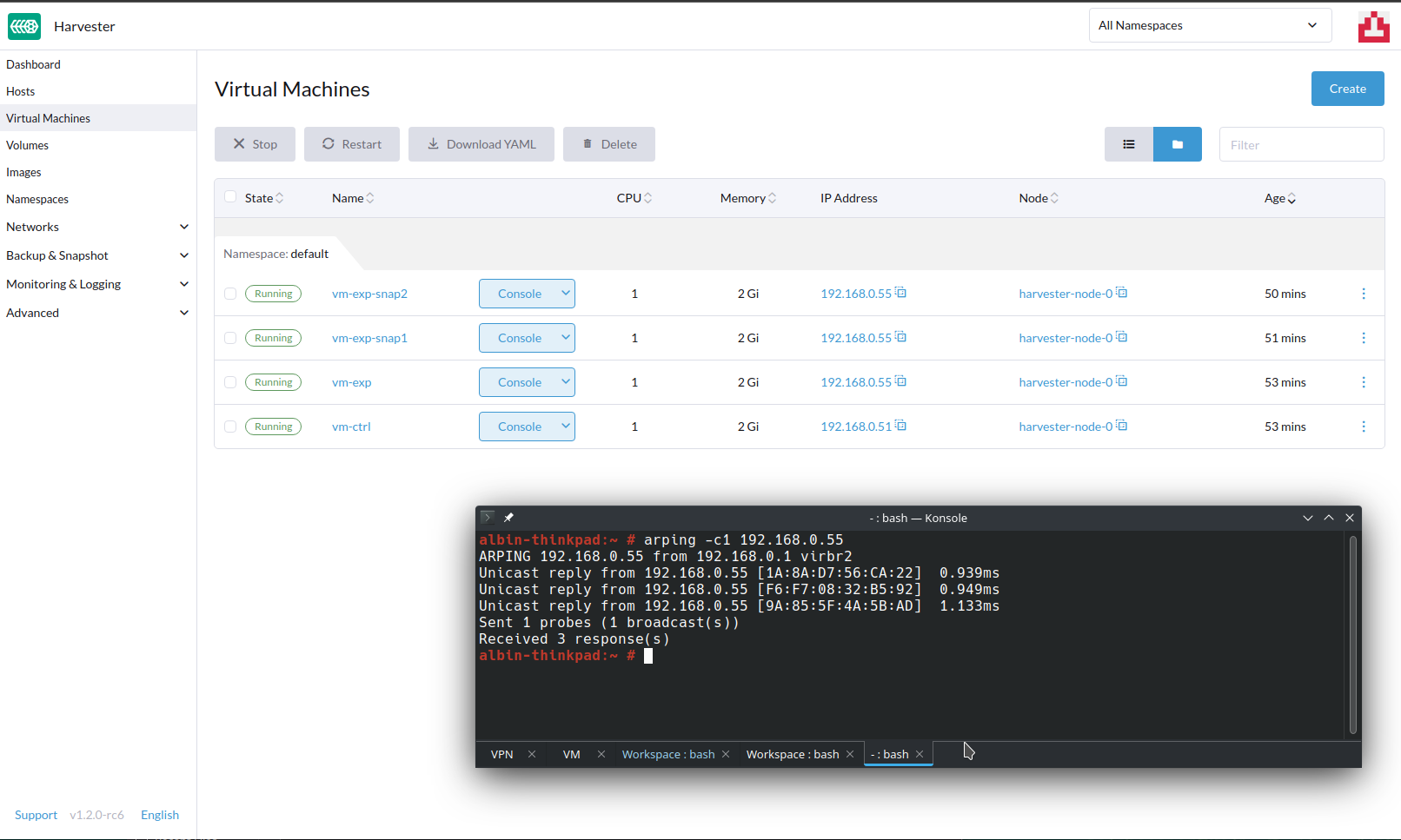 [BUG] VMs from successive "Restore New" backup/snapshot tend to get the same IP. · Issue #4474 ...