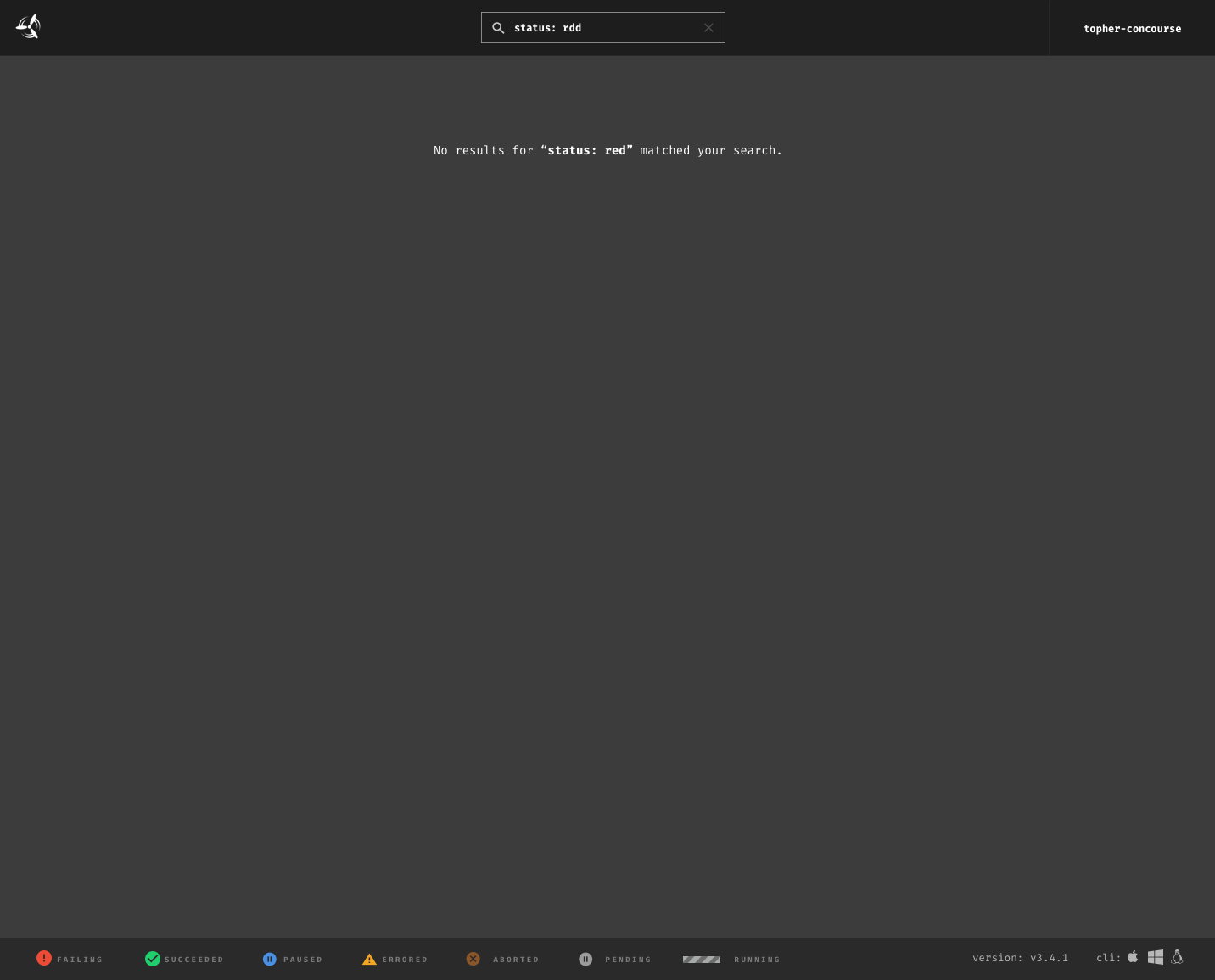 [Search] No Results Found · Issue #1704 · concourse/concourse · GitHub