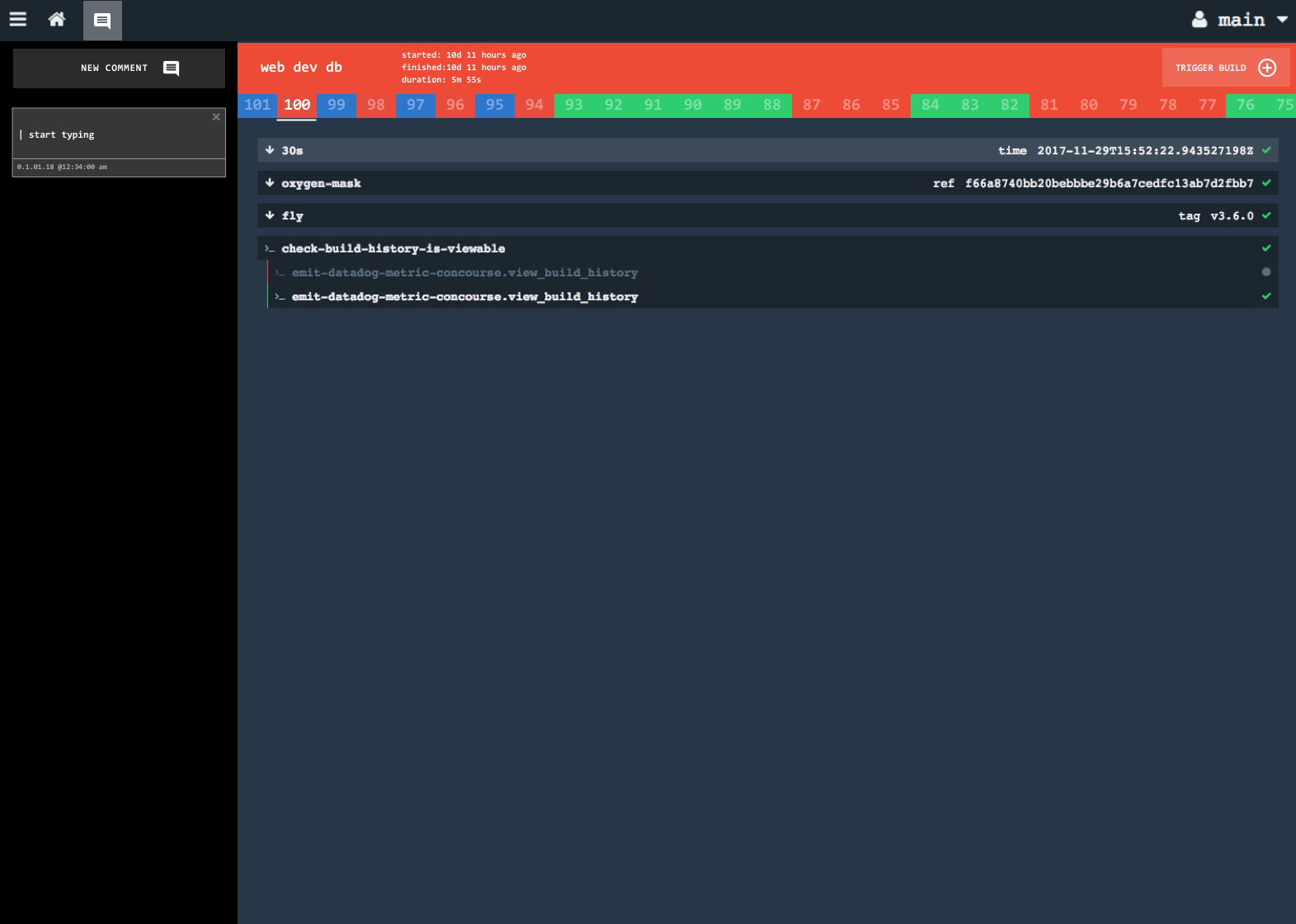 Build Level Notes Commenting · Issue 2025 · Concourse Concourse · Github