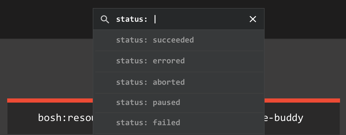 Dashboard: search input UI · Issue #2406 · concourse/concourse · GitHub