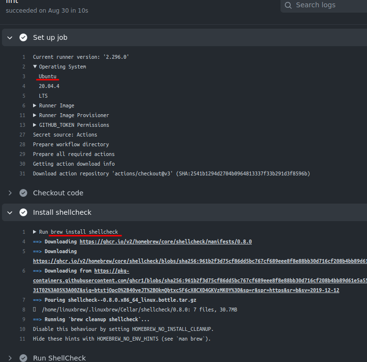 CI failing with CI failing with