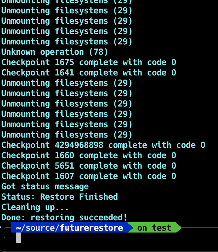 Broke downgrade to iOS 14 · Issue #59 · futurerestore/futurerestore · GitHub