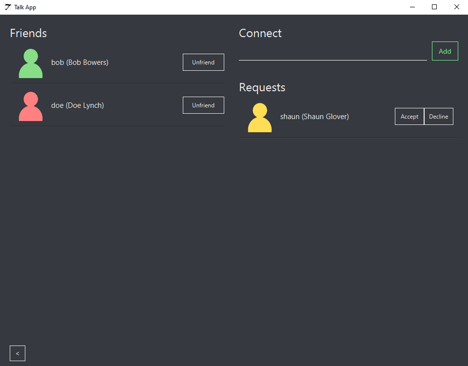 GitHub - Sahaun-Uni-Projects/Talk-App: Minimal chat application written ...