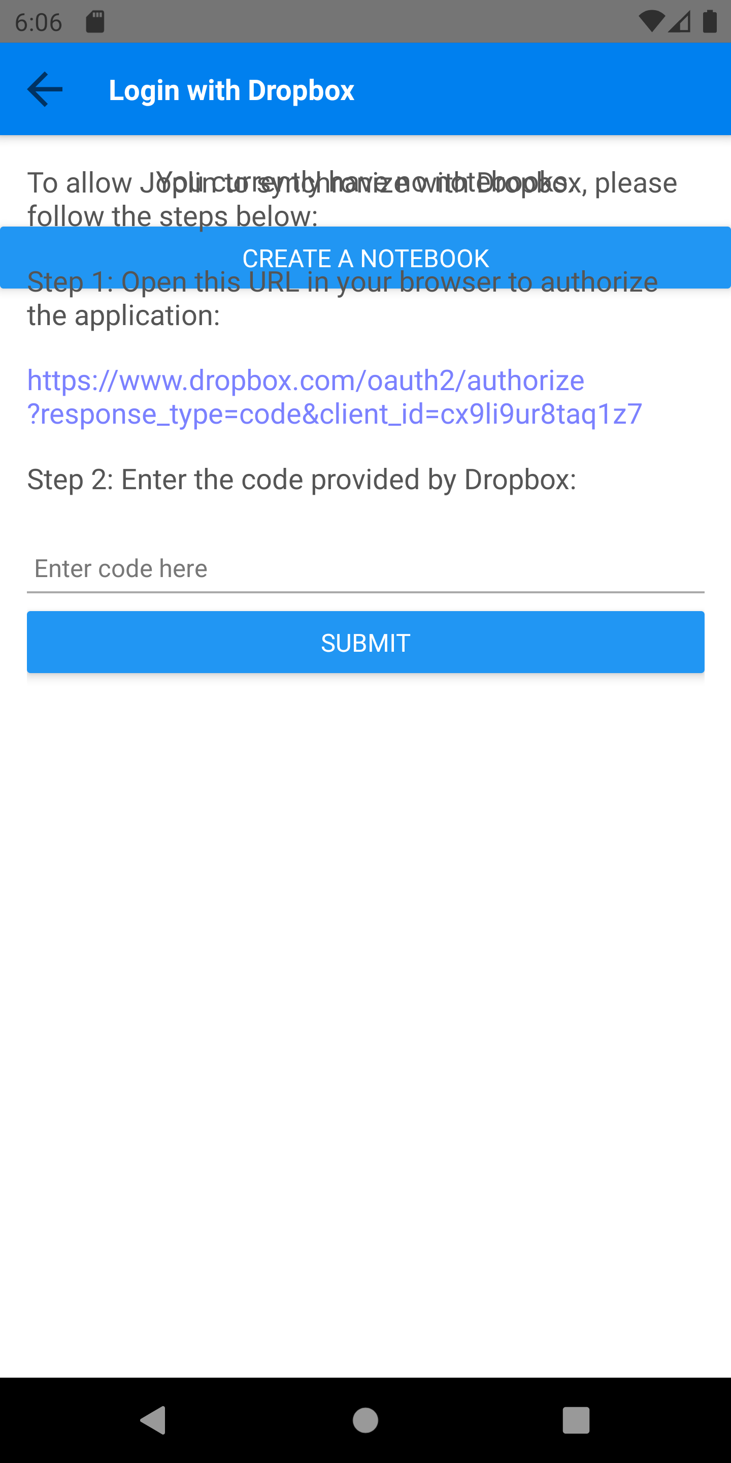 Mobile: Text and Buttons are overlapping in dropbox sync screen · Issue #2843 · laurent22/joplin ...