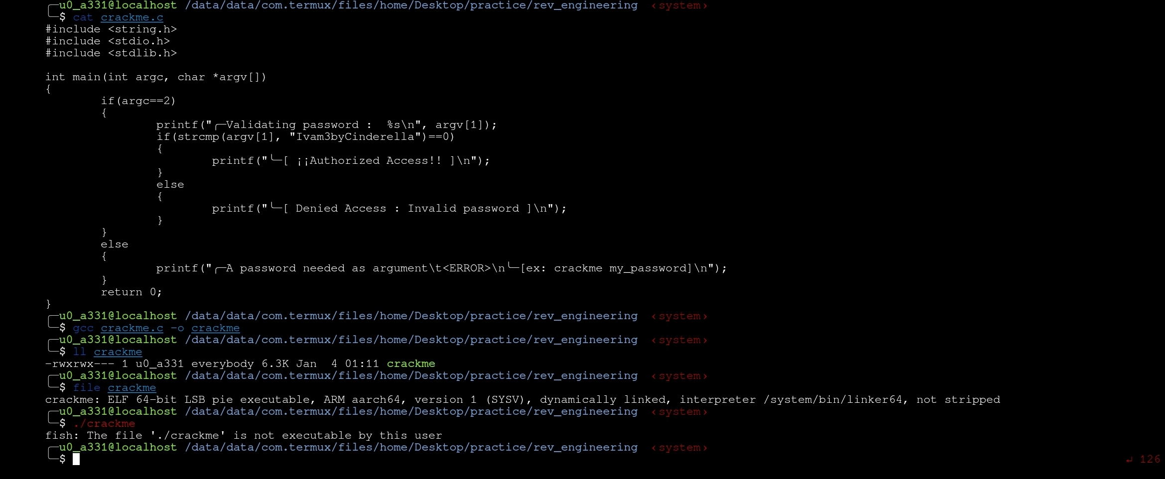 [Bug]: gcc file compiled drop msg "is not executable by this user" · Issue #8446 · termux/termux ...