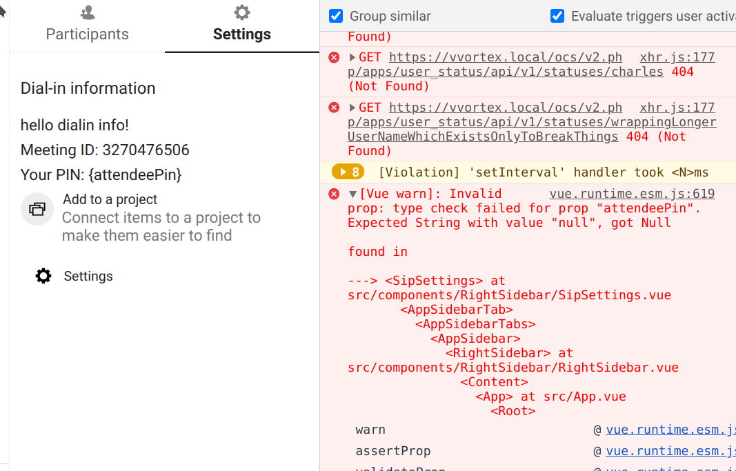 Follow up for SIP changes · Issue #4677 · nextcloud/spreed · GitHub