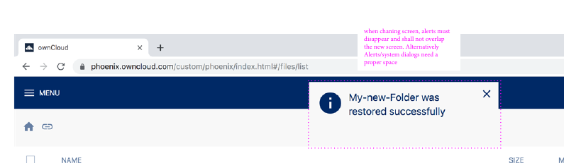 Trashbin page design improvements · Issue #2262 · owncloud/web · GitHub