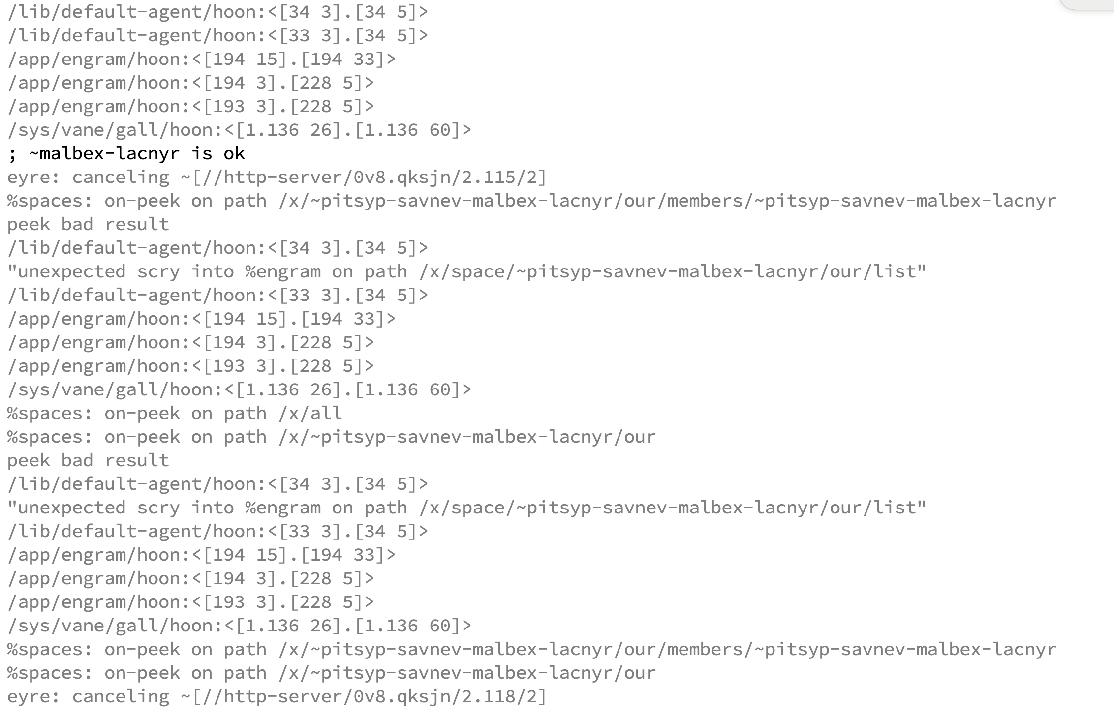 Engram: new documents are not getting created · Issue #1 · holium/realm-support · GitHub