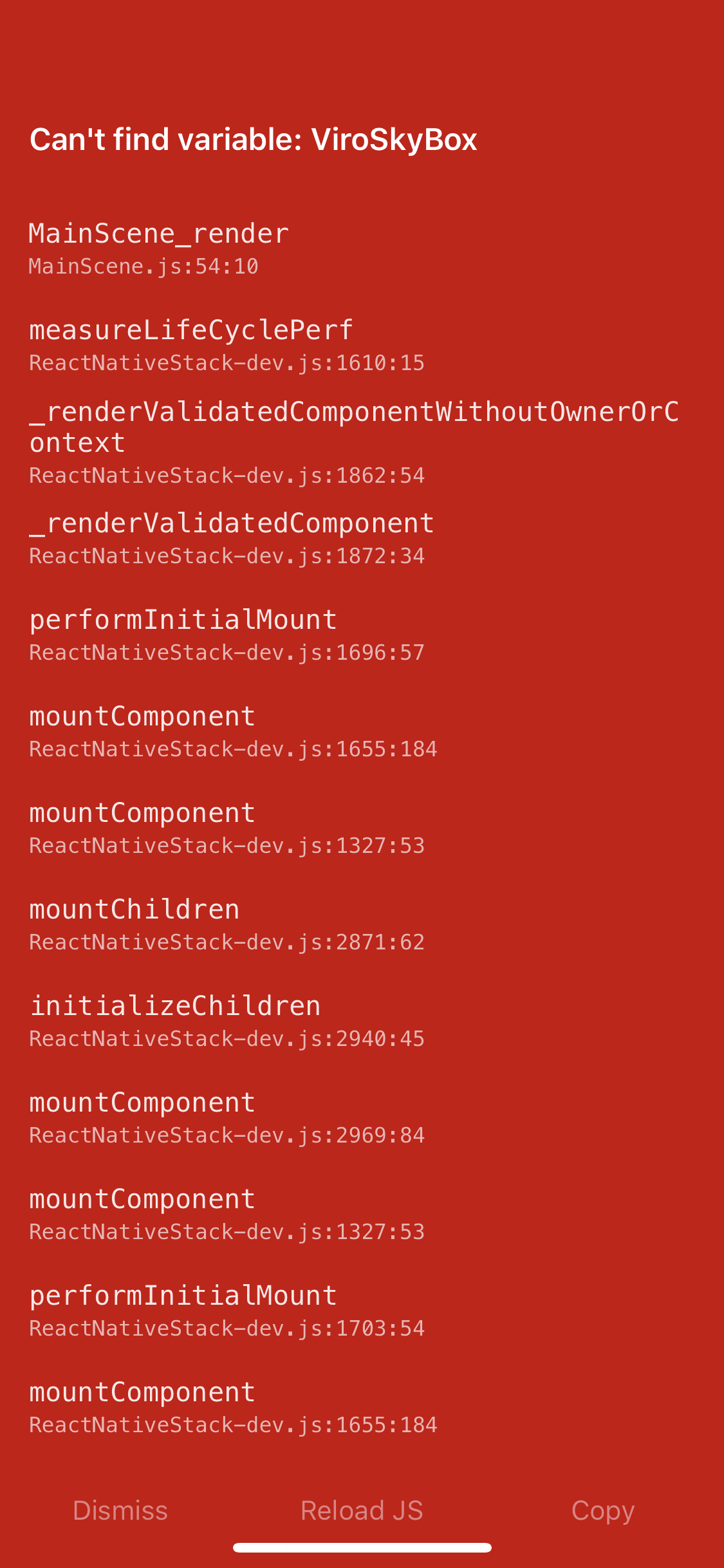 Can't find variable: ViroSkyBox · Issue #85 · viromedia/viro · GitHub