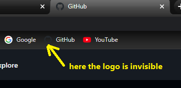 Github Bookmark Favicon problem - invisible in Chrome Dark Mode · community · Discussion #31856 ...