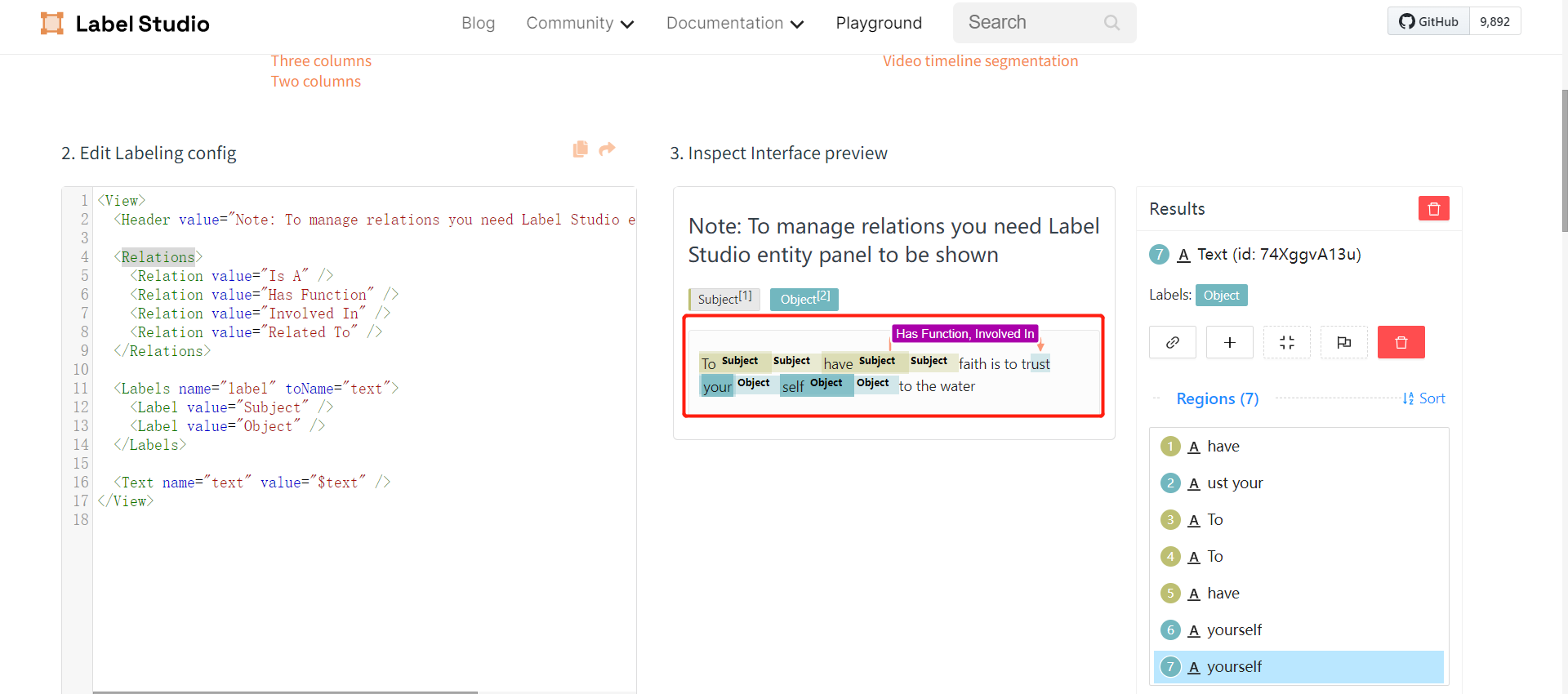 Relations among entities - label disorder · Issue #2800 · HumanSignal/label-studio · GitHub