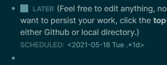 Repeater for scheduled tasks is not automatically updated upon checking off task · Issue #1909 ...