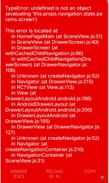 Resetting Navigation State On V1 0 0 Beta 22 ,get Params Erro · Issue