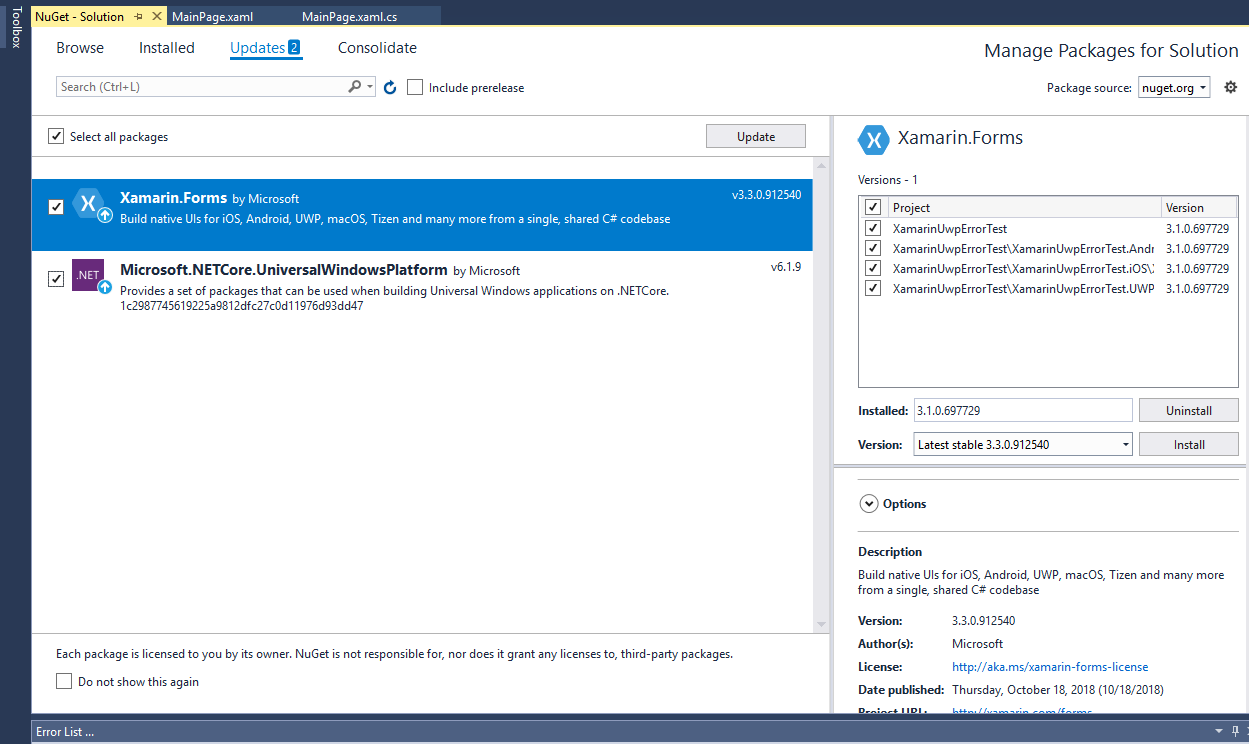 StackLayout incorrect Error message when adding child controls · Issue #4141 · xamarin/Xamarin ...
