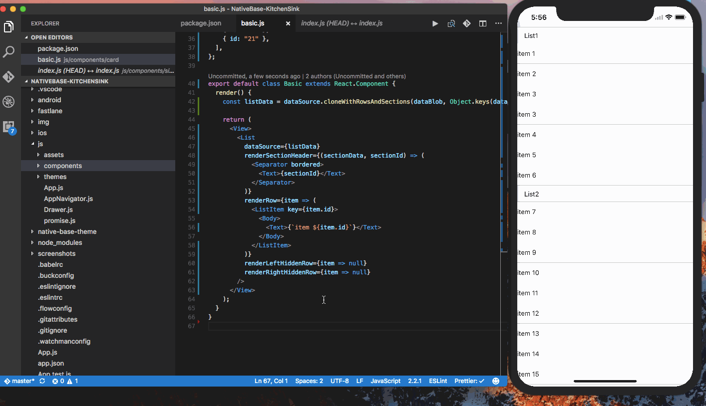 ListView with section headers not scrolling from bottom · Issue #1292 · GeekyAnts/NativeBase ...