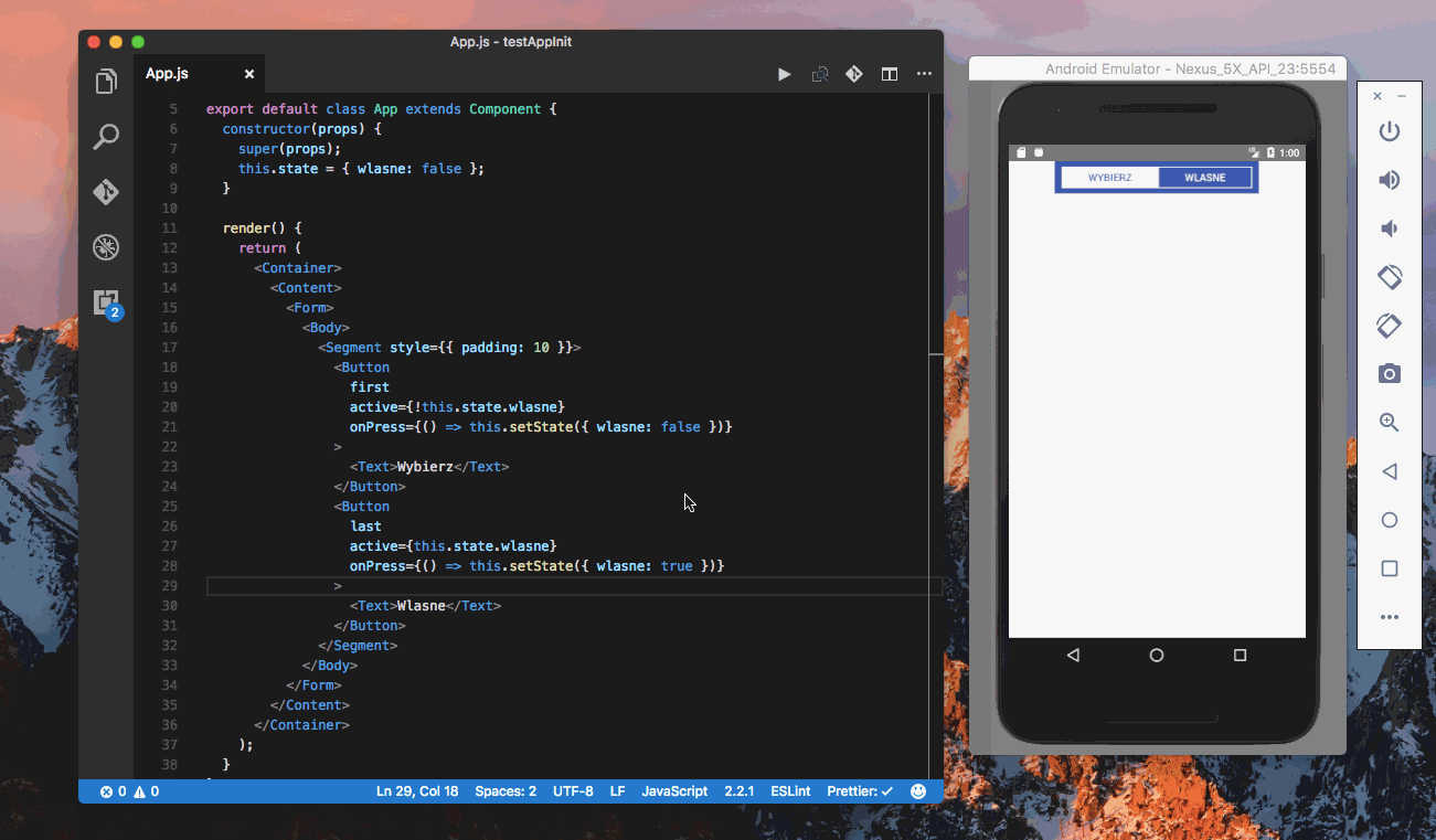 Segments not working on Android · Issue #1320 · GeekyAnts/NativeBase ...