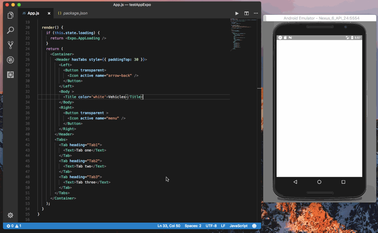Tab header does not show in "native-base": "2.3.1" · Issue #1390 ...