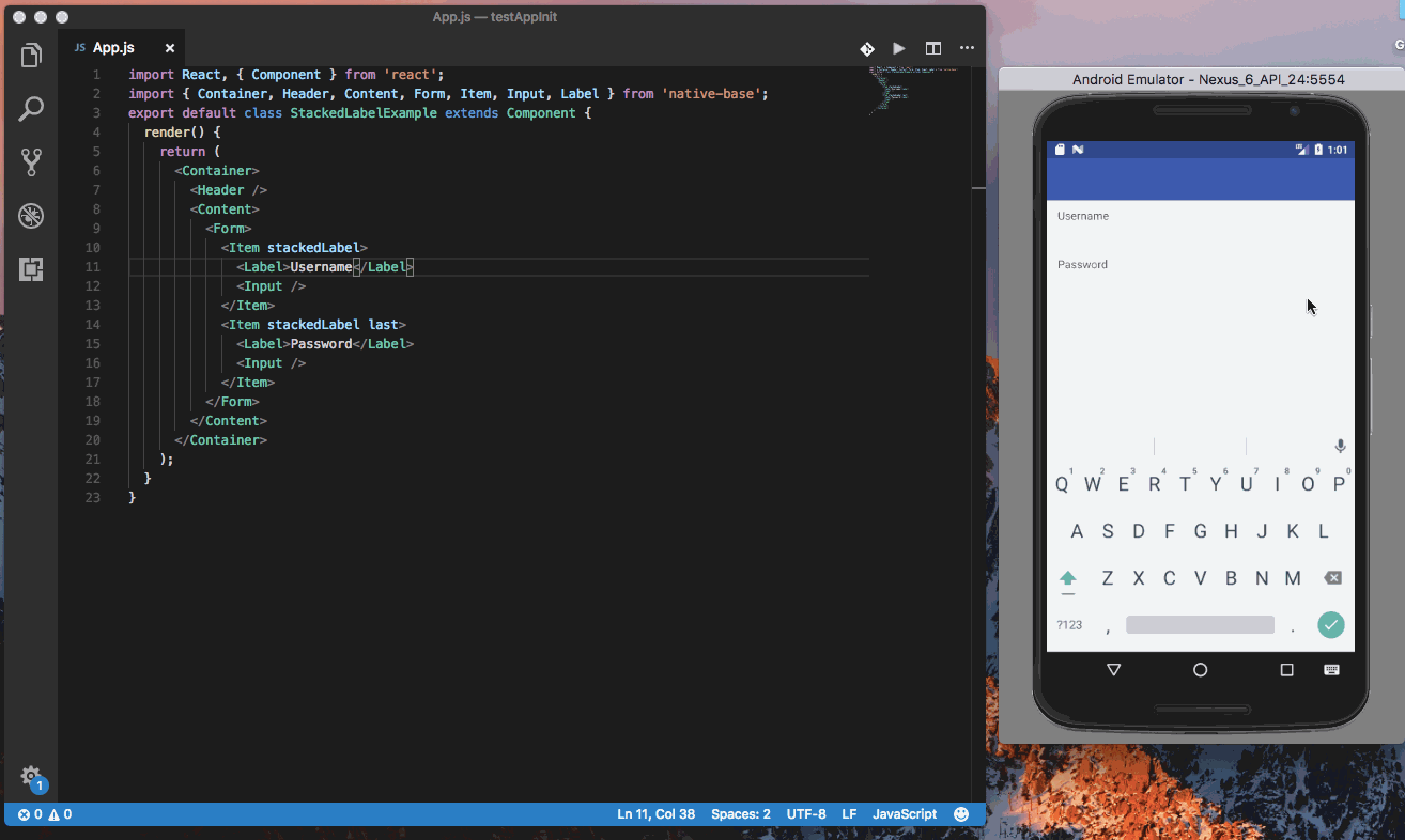 Bug Item Stackedlabel Is Android · Issue 1766 · Geekyants Nativebase · Github