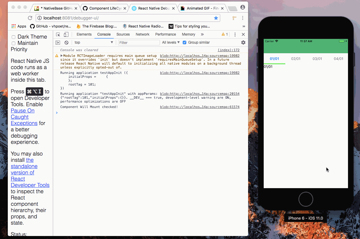 Component LifeCycle method only being triggered for first time? · Issue #1798 · GeekyAnts ...