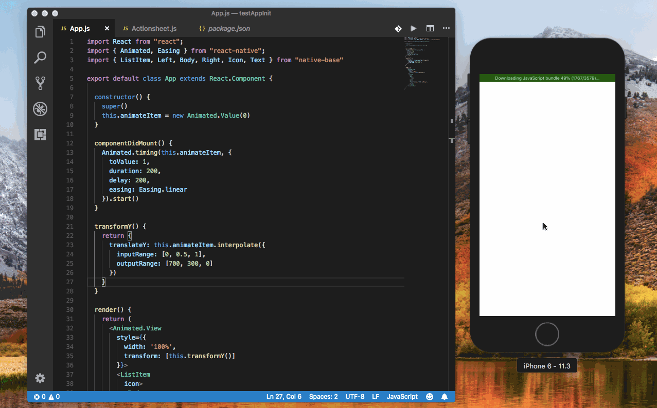 Animated.View and ListItem · Issue #1942 · GeekyAnts/NativeBase · GitHub