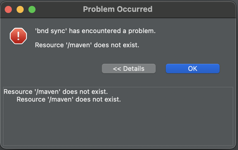 Bndtools sync causes problems with non-bnd projects · Issue #4646 · bndtools/bnd · GitHub