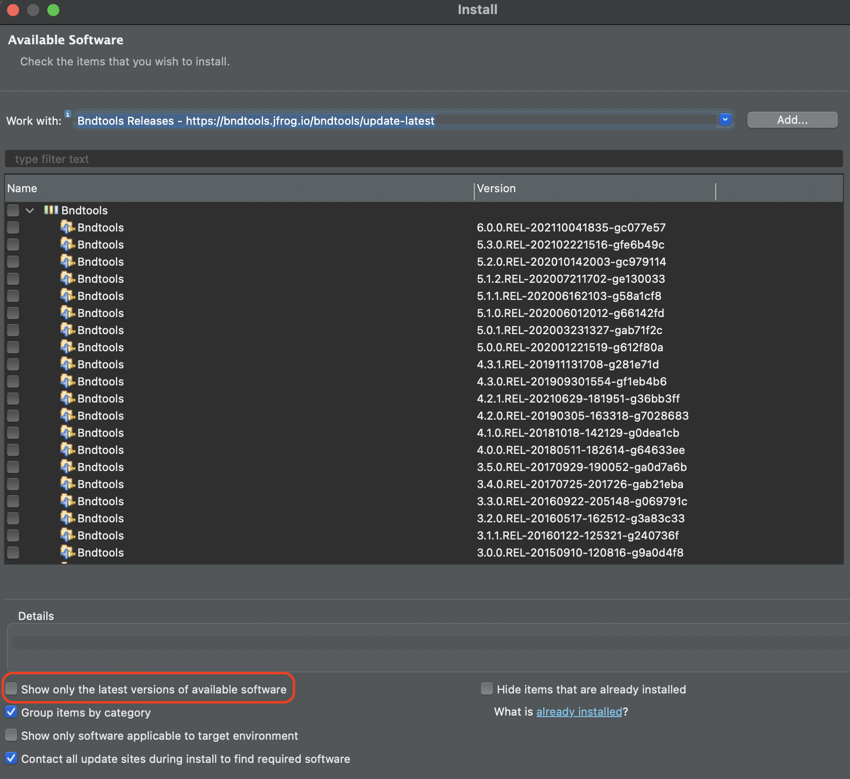 Can't find old releases. · Issue #4915 · bndtools/bnd · GitHub
