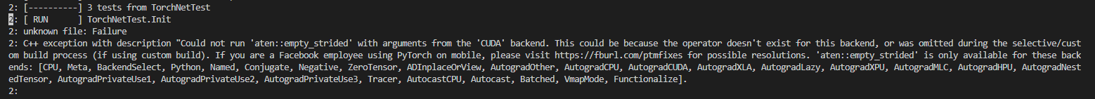 Could not run 'aten::empty_strided' with arguments from the 'CUDA' backend · Issue #71402 ...