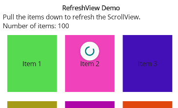 RefreshView doesn't hide loading icon when viewmodel inherits ObservableObject · Issue #525 ...