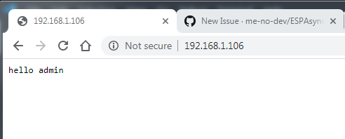 Basic Authentication still not working (ESP8266) · Issue #667 · me-no-dev/ESPAsyncWebServer · GitHub
