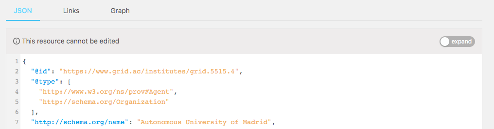 Nexus Web showing expanded JSON even if toggle switch not set to ...