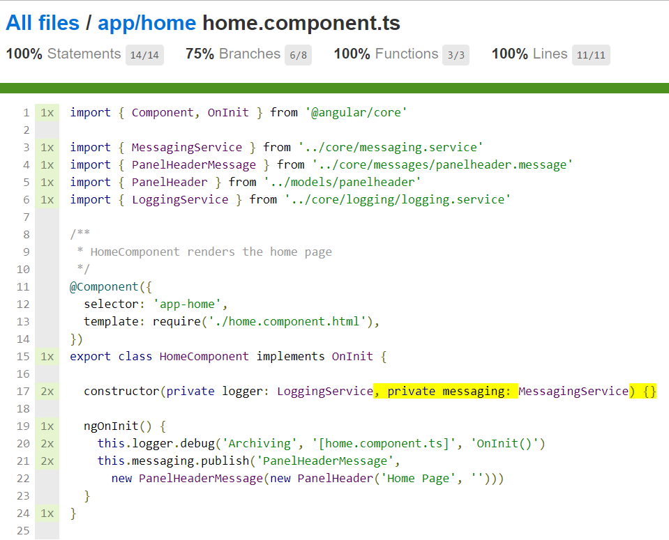 Branch coverage not 100% when using Jest to test Angular · Issue #134 ...