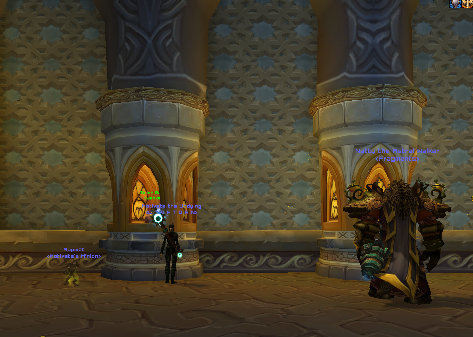 [BUG] Dalaran Bank -> solid wall should be able to see through sections ...