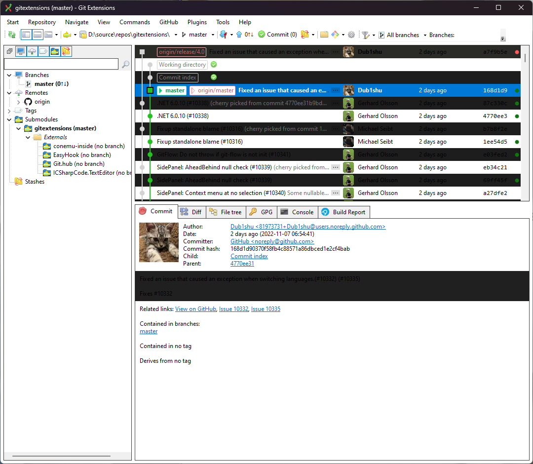 Dark Theme Broken in 4.0 · Issue #10369 · gitextensions/gitextensions · GitHub