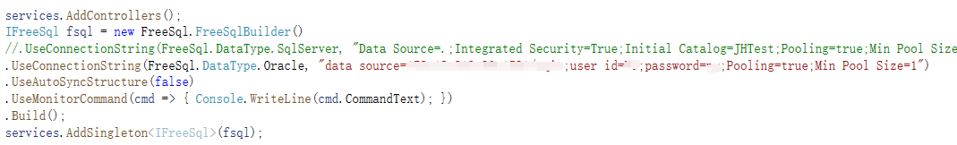 迁移到 5报错,数据库为oracle · Issue 549 · Dotnetcore Freesql · Github