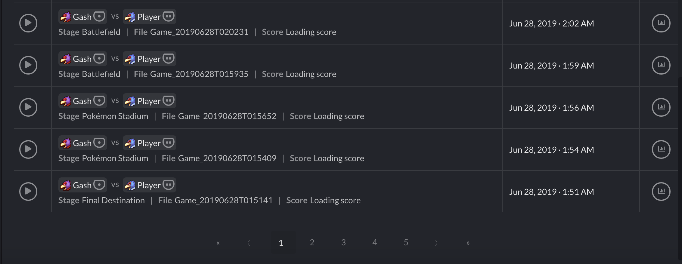 Pagination of replay files by VilleMiekkoja · Pull Request #27 · project-slippi/slippi-launcher ...
