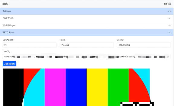 GitHub - Tencent-RTC/obs-trtc: Demo for using OBS WHIP to publish a stream to the TRTC(Tencent ...