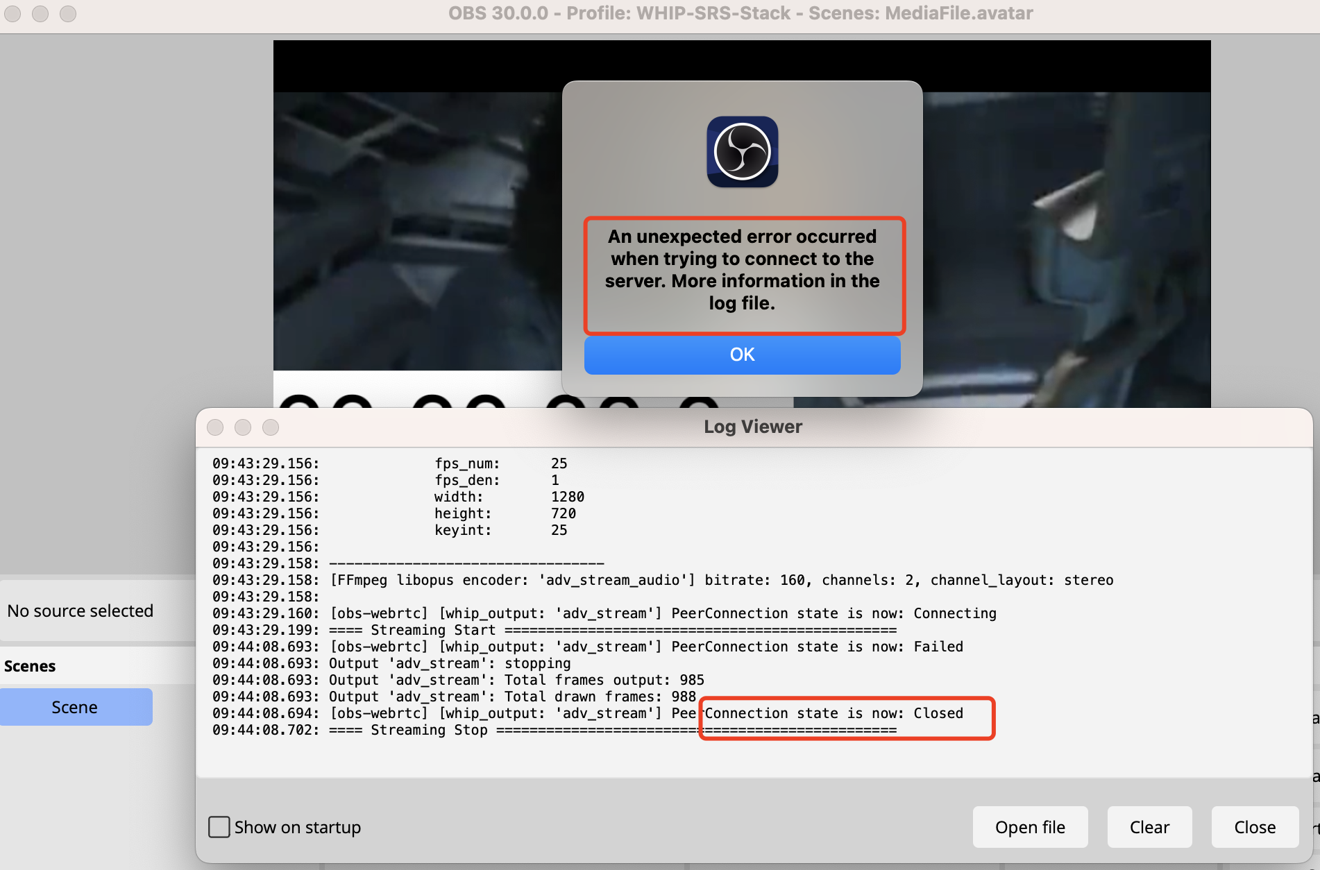 Windows version, when streaming OBS via webrtc tcp, a connection error occurs · Issue #3884 ...