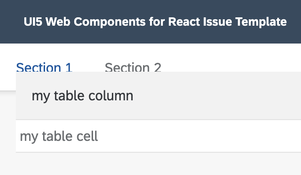 Objectpage Tables Overlap Tab Bar · Issue 1856 · Sap Ui5 Webcomponents React · Github