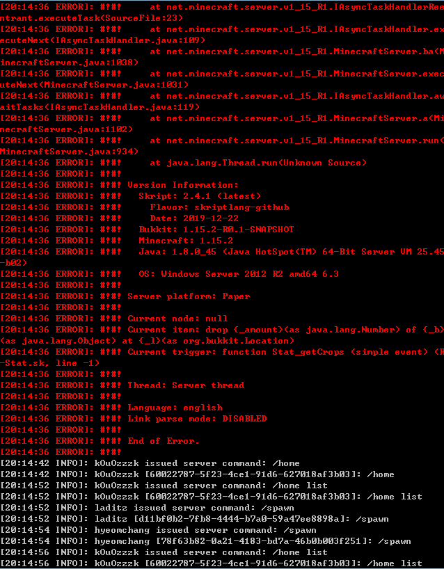 Dropping air throws error · Issue #2812 · SkriptLang/Skript · GitHub