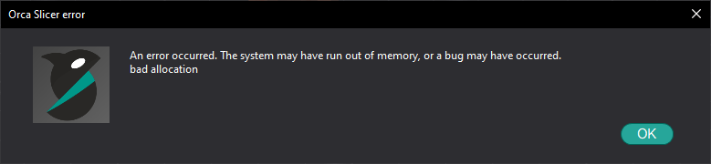 Critical error, restart program over and over again · Issue #1260 · SoftFever/OrcaSlicer · GitHub