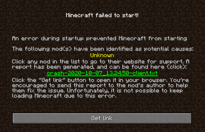 [1.12.2] Perfomant makes Minecraft crash at start up. · Issue #25 · someaddons/performant_issues ...