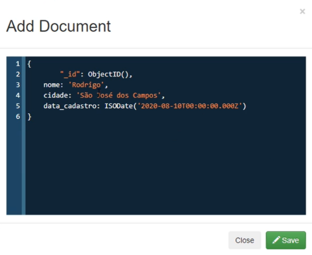 Exercícios - CRUD através do Mongo Express · Issue #21 · lssdeveloper/mongodb-basico · GitHub