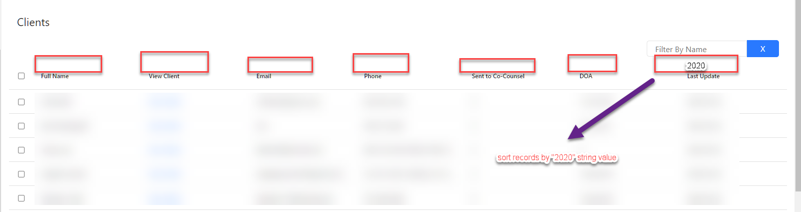 Individual column searching · Issue #674 · jbetancur/react-data-table-component · GitHub