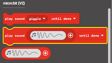 Docs for Play Sound block · Issue #4744 · microsoft/pxt-microbit · GitHub