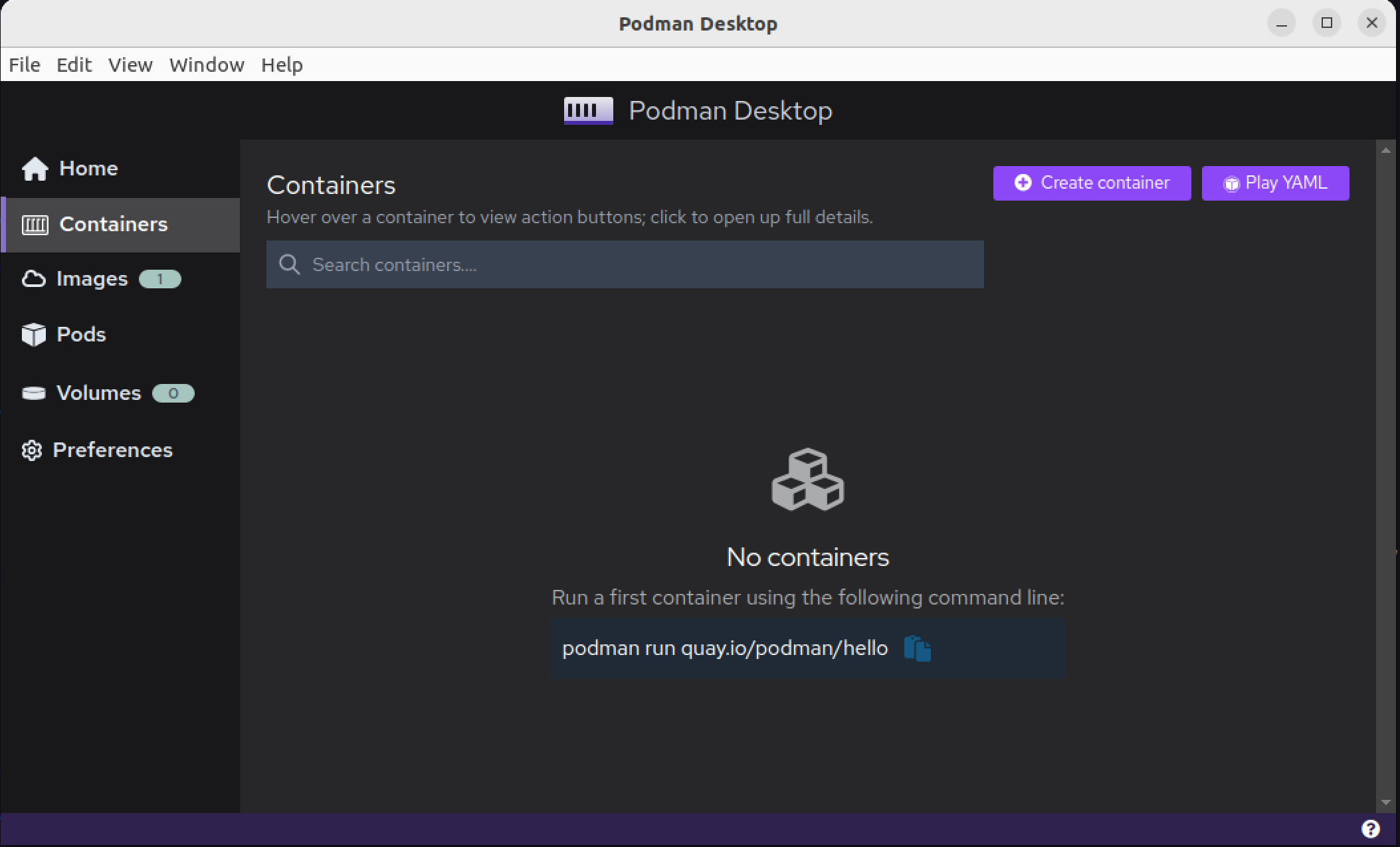 'No Container Engine' on linux · Issue #656 · podman-desktop/podman-desktop · GitHub