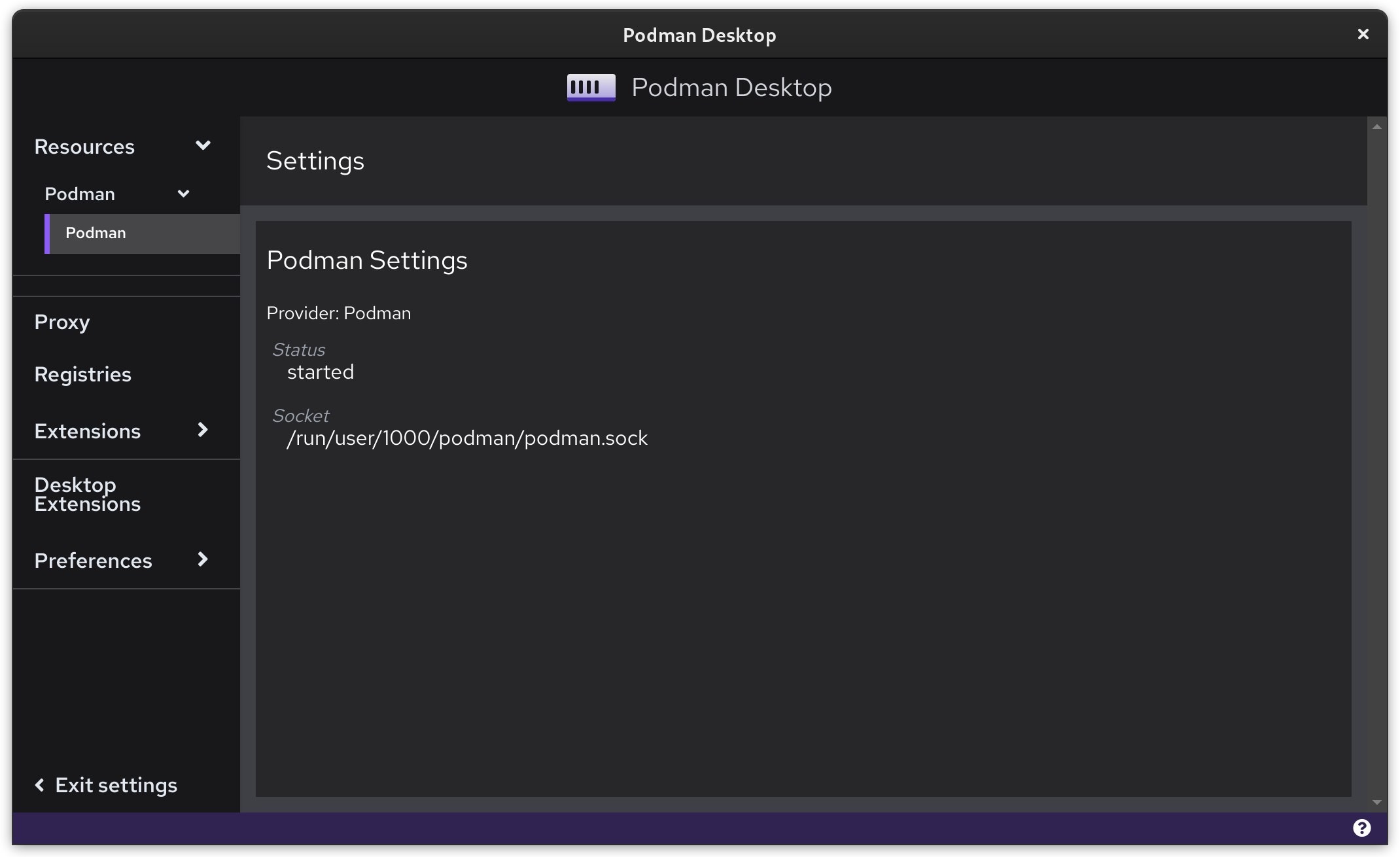 Podman Provider Settings Feel Unnecessarily Nested On Linux · Issue 